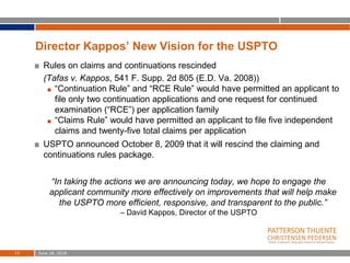 Developments in US Patent Law | PPT