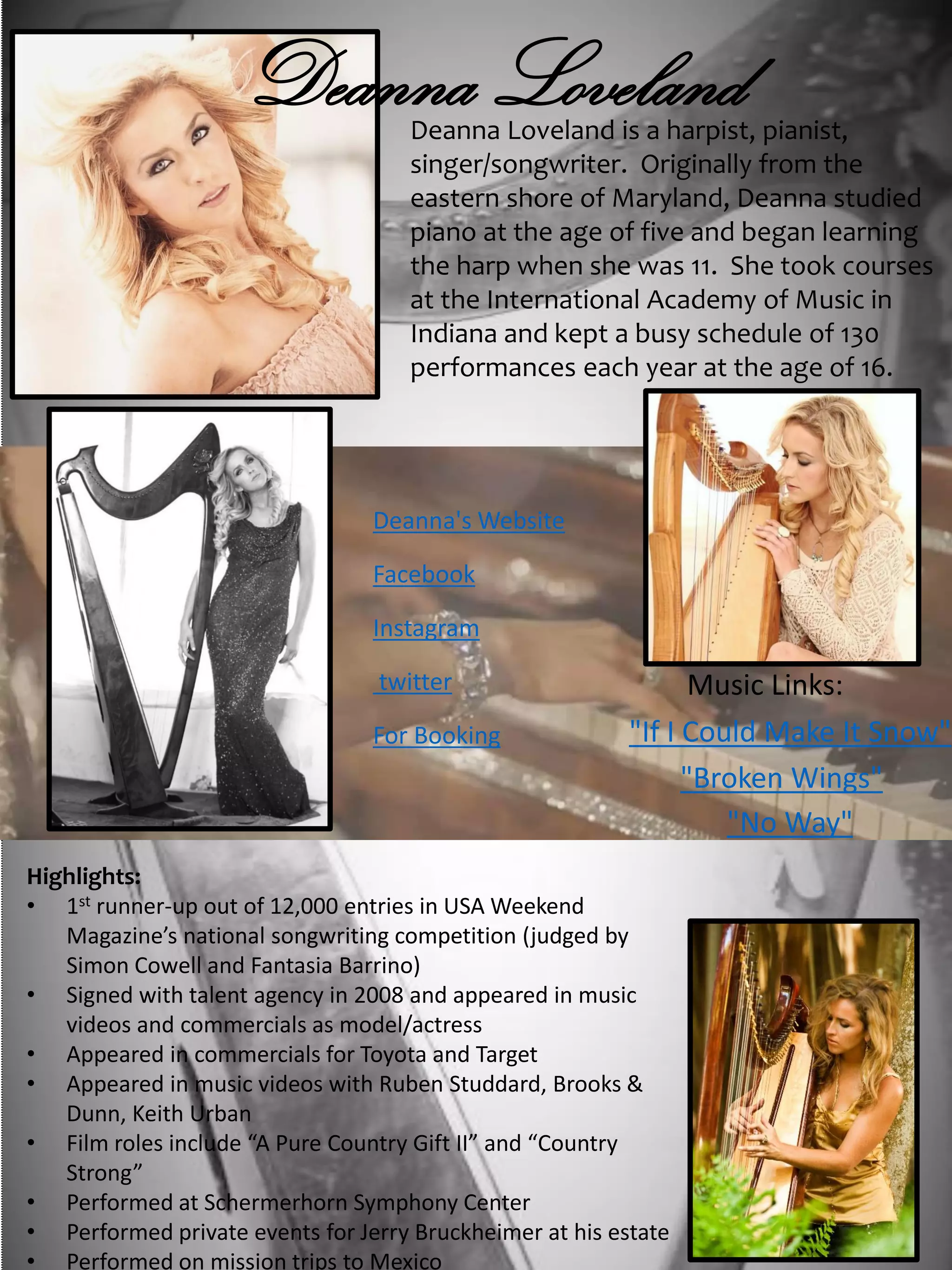 Deanna - One-Sheet | PDF