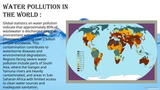 WATER-POLLUTION in global warming environment | PPT