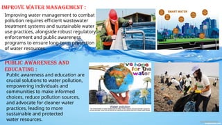 WATER-POLLUTION in global warming environment | PPTX