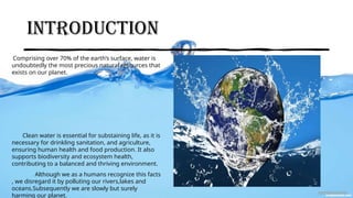 WATER-POLLUTION in global warming environment | PPTX