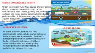 WATER-POLLUTION in global warming environment | PPTX