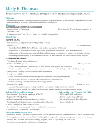 Resume_MollyThomson | PDF