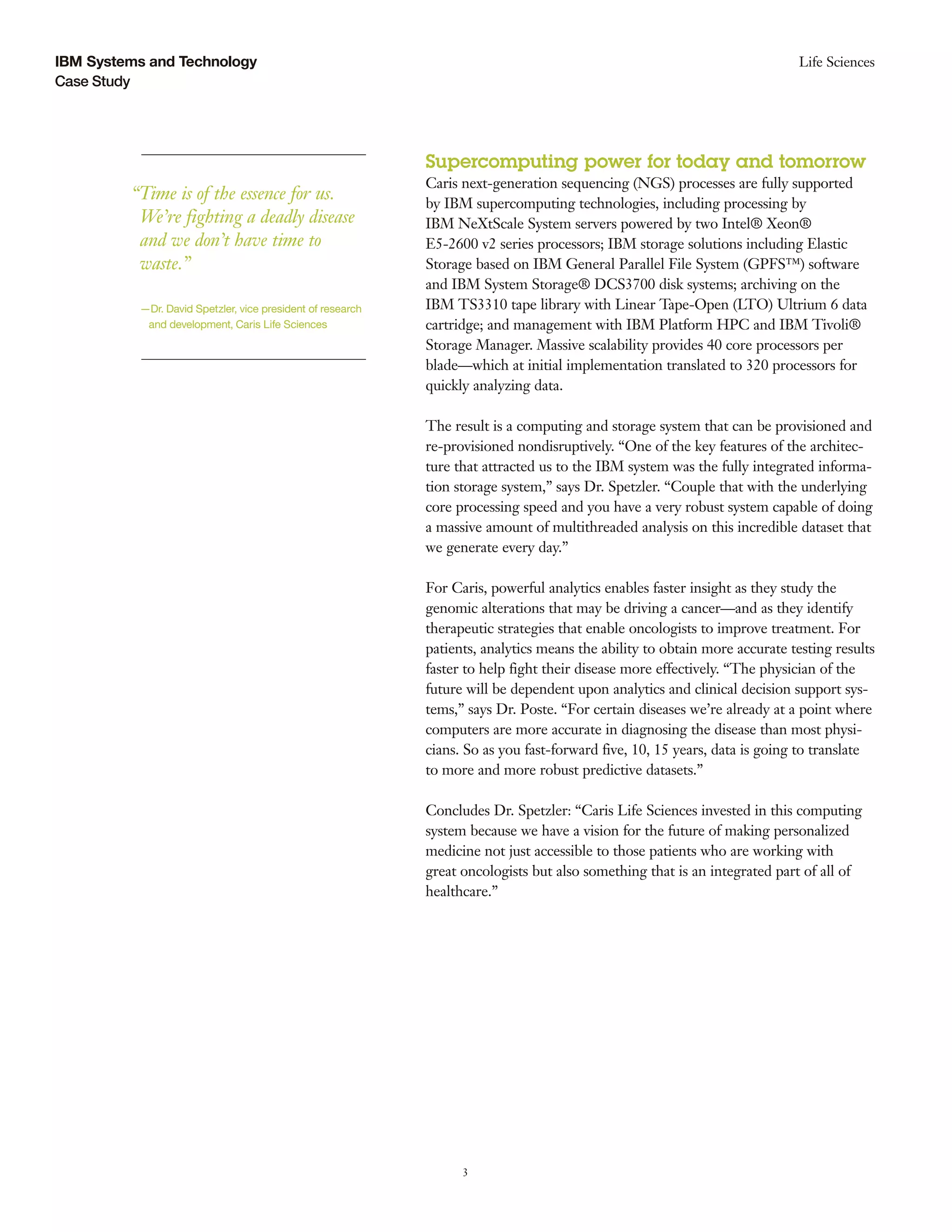 Caris Life Sciences | PDF