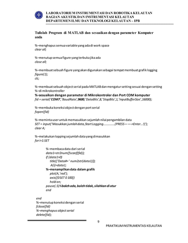 76998806 antarmuka-instrumen-dengan-matlab | PDF