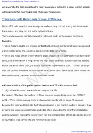 Linear guide roller bearing | PDF