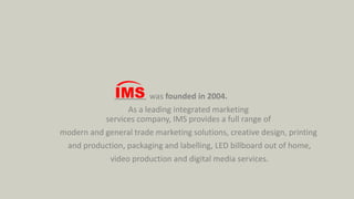 IMS INDONESIA PROFILE | PDF