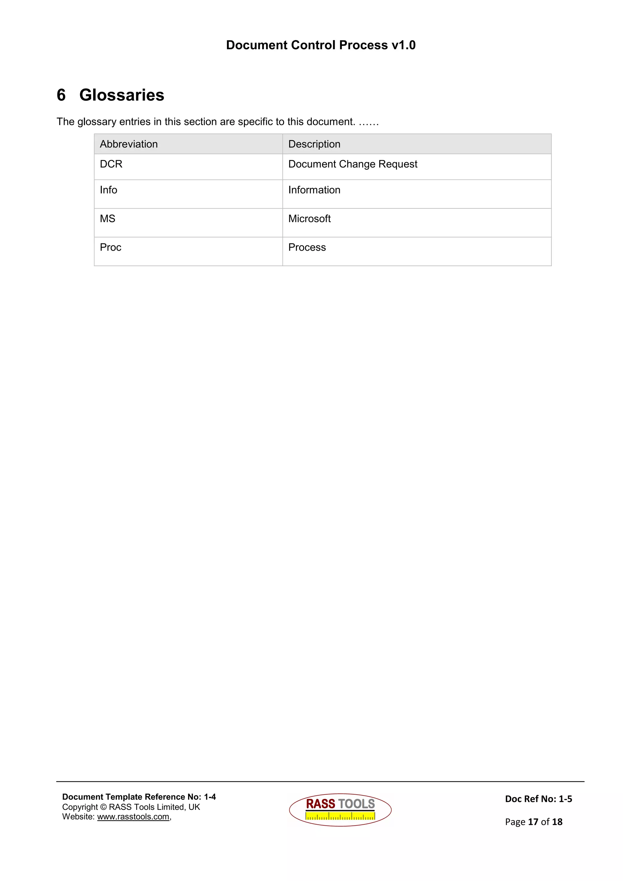 Documents Control Process | PDF