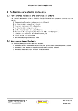 Documents Control Process | PDF