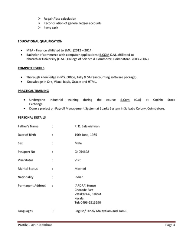 Arun B Nambiar | PDF