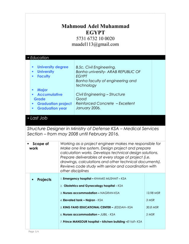 mahmoud adel-structural engineer | DOC