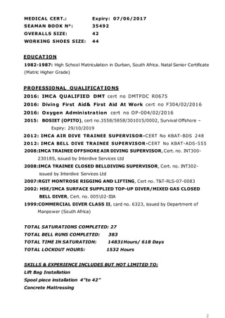 MELVILLE CV 2016 | DOCX