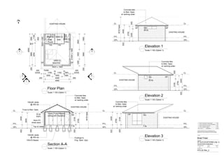 Floor plan Elevs option 1 | PPT