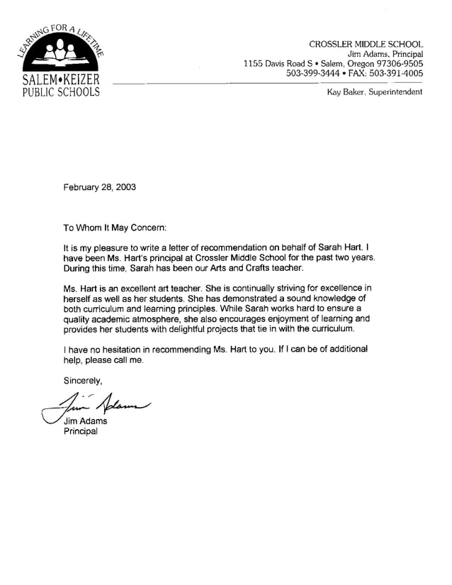 Adams Letter Ref | PDF