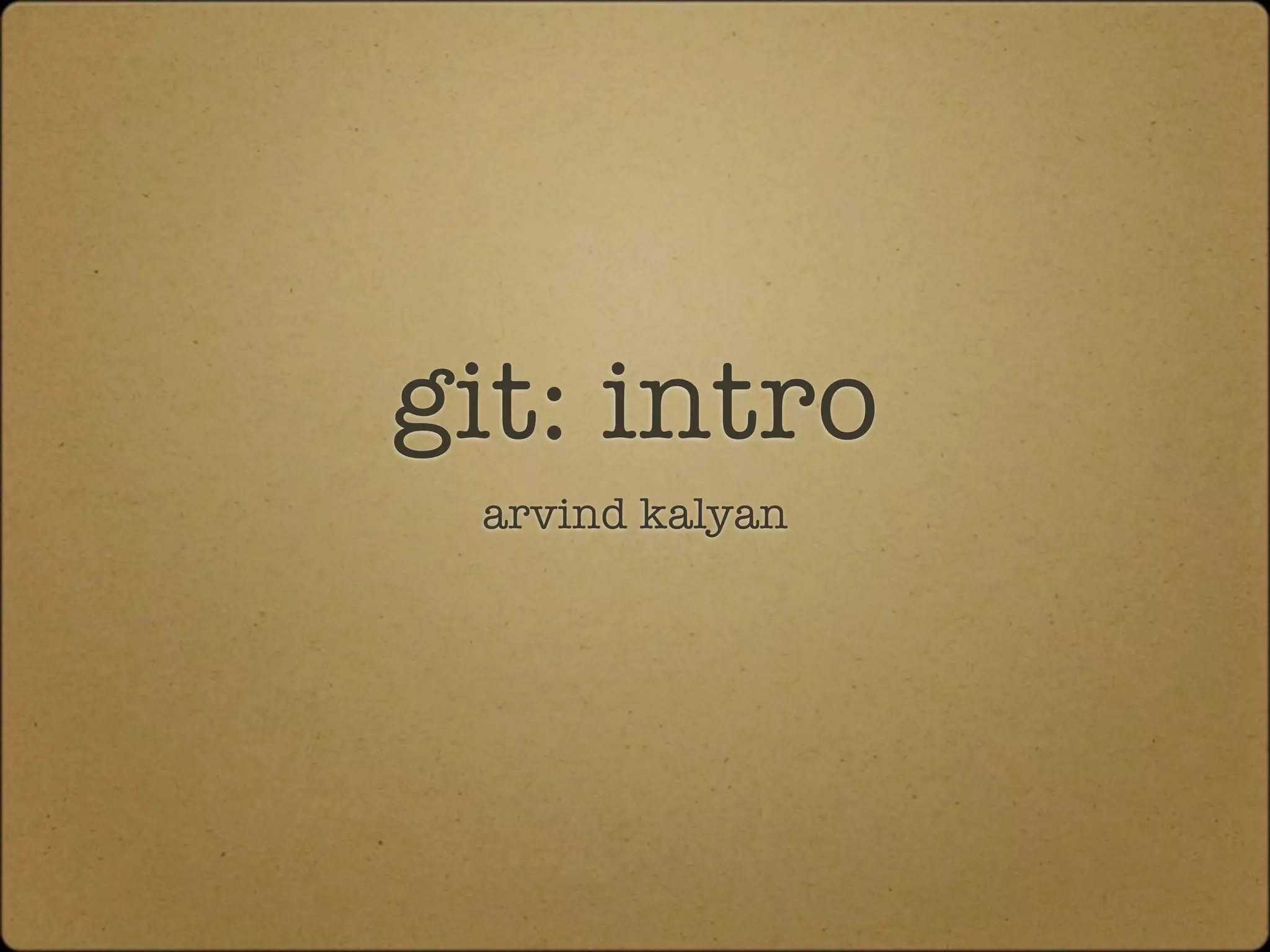 Git Introduction | PDF