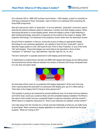 White Paper - Pixel Pitch 5192014 | PDF