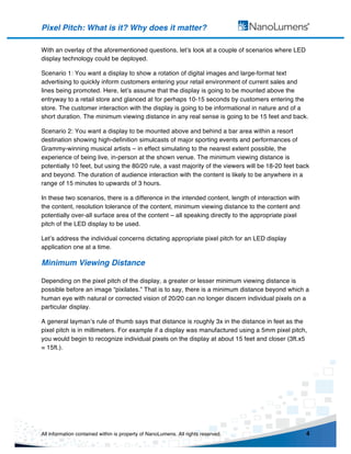 White Paper - Pixel Pitch 5192014 | PDF