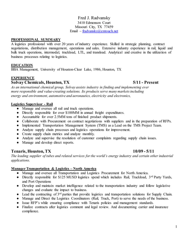 Radvansky, Fred | PDF