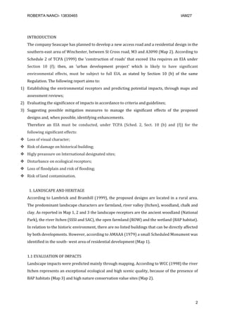 EIA scoping report - | PDF