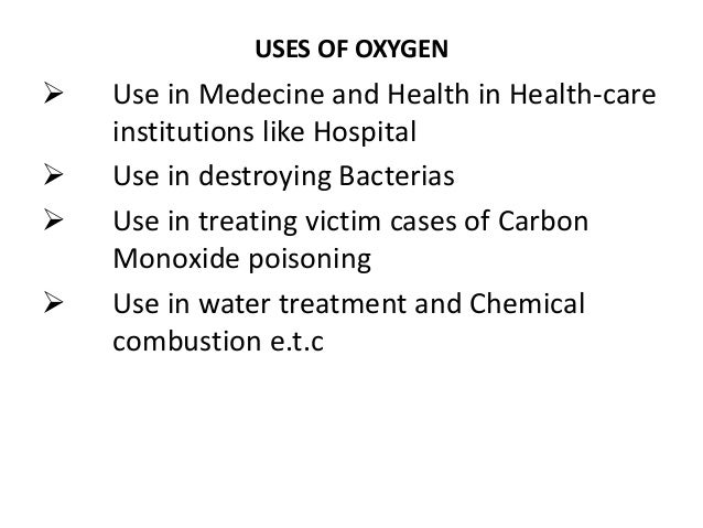 OXYGEN PLANT AND OXYGEN MAINTENANCE