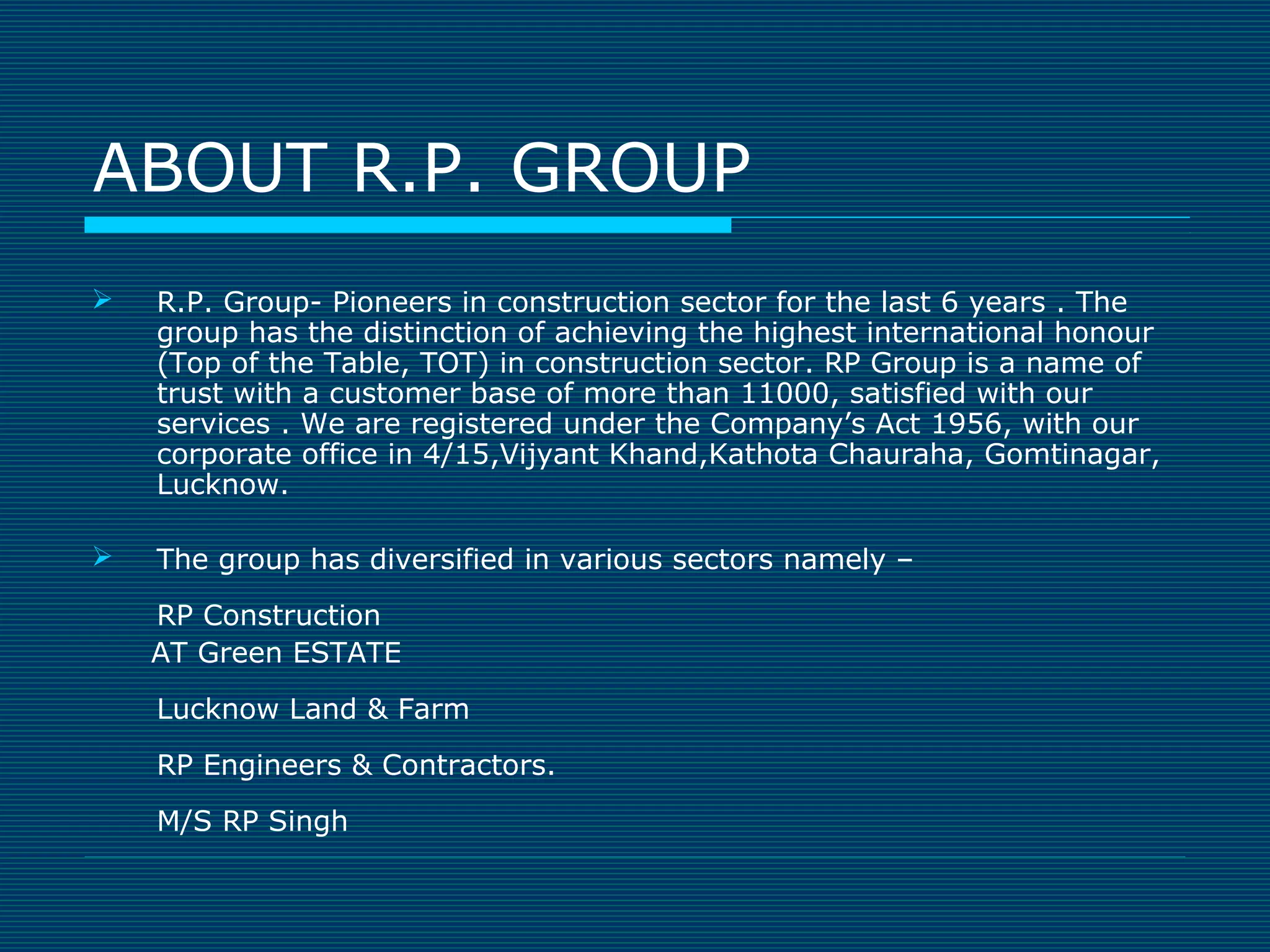 RP CONSTRUCTION.ppt 1 | PPT