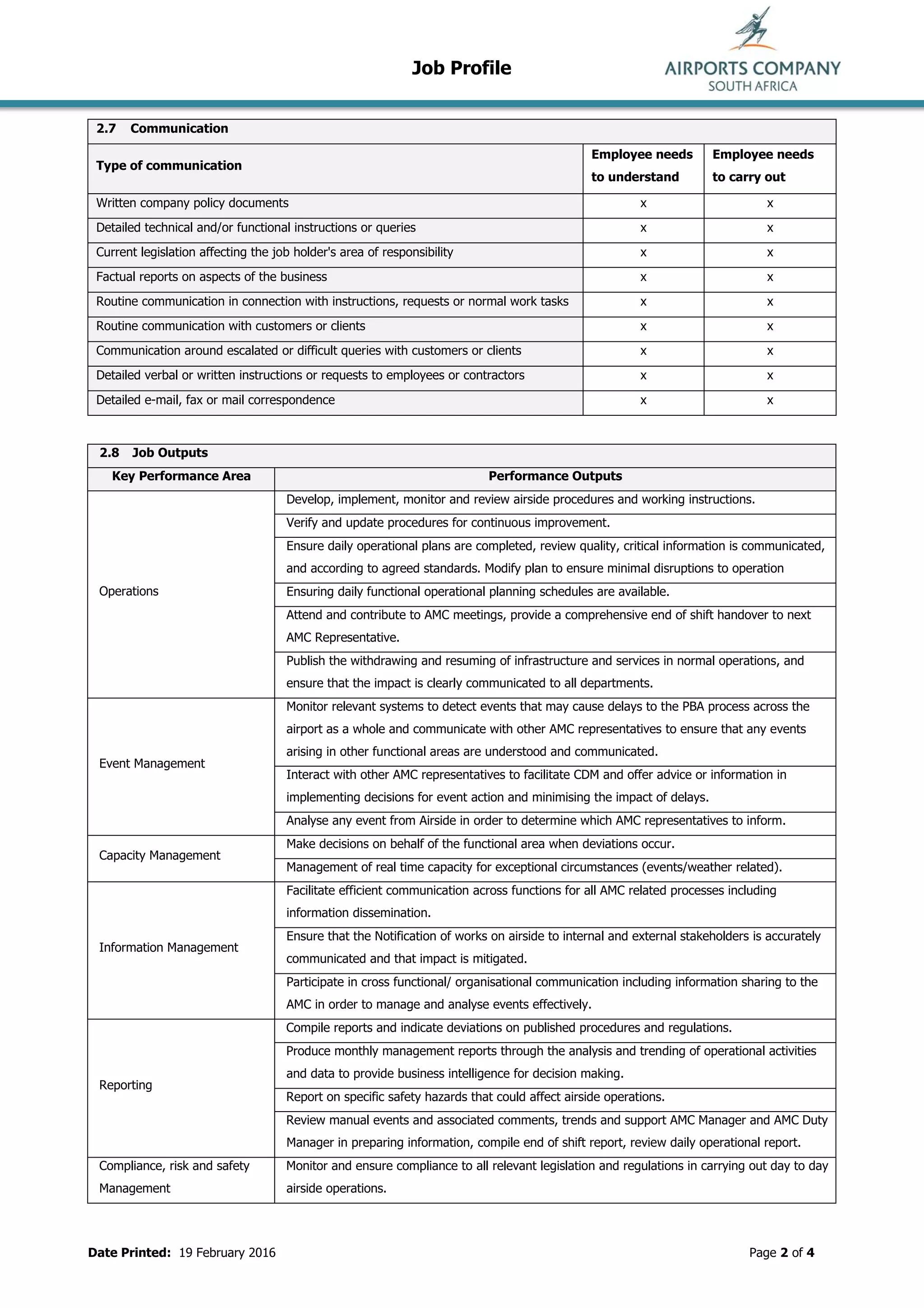 AMC Representative | PDF | Aviation Industry | Industries
