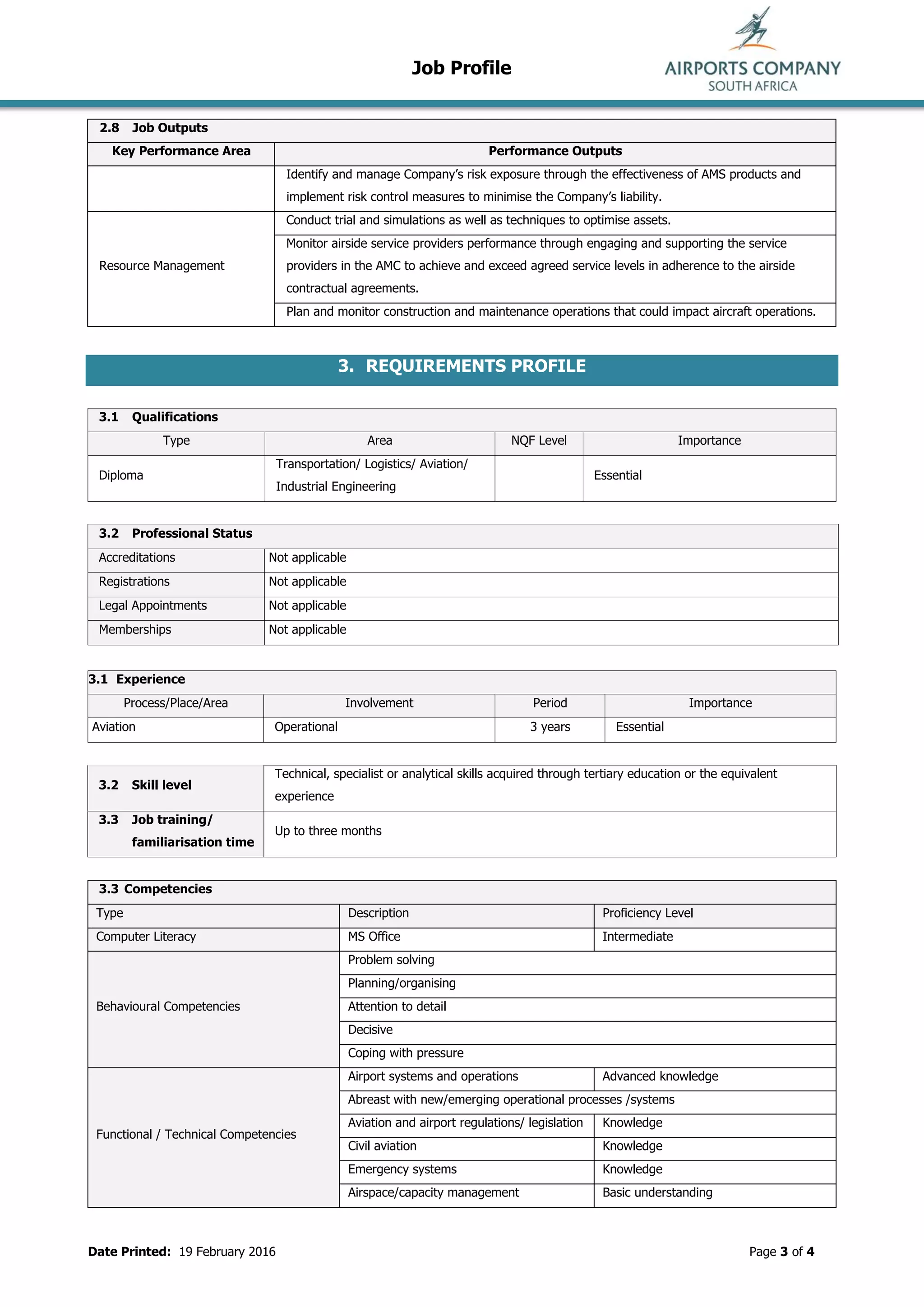 AMC Representative | PDF | Aviation Industry | Industries