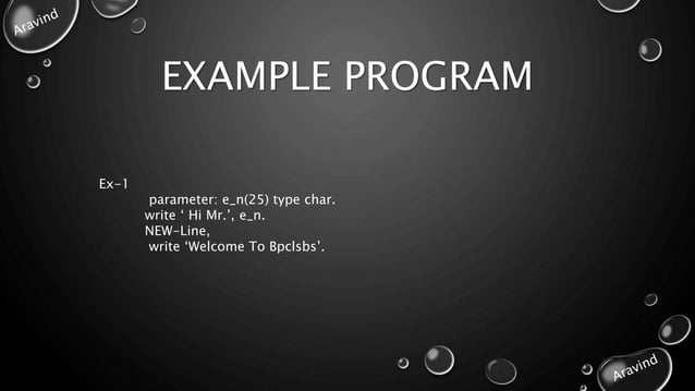 Introduction to ABAP | PPTX | Programming Languages | Computing