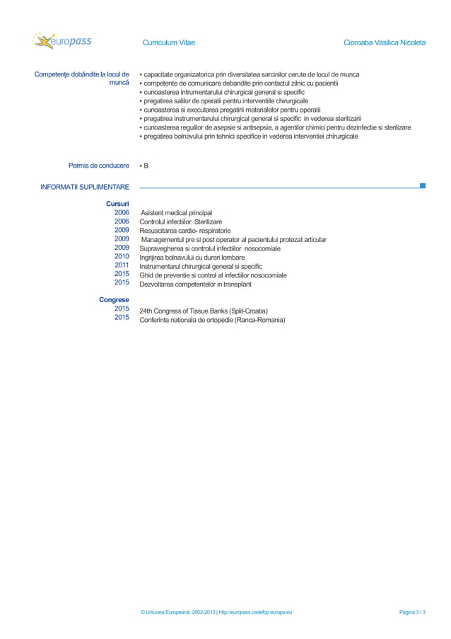 CV Nicoleta Cioroaba | PDF