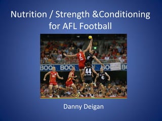 Nutrition and S&C | PDF