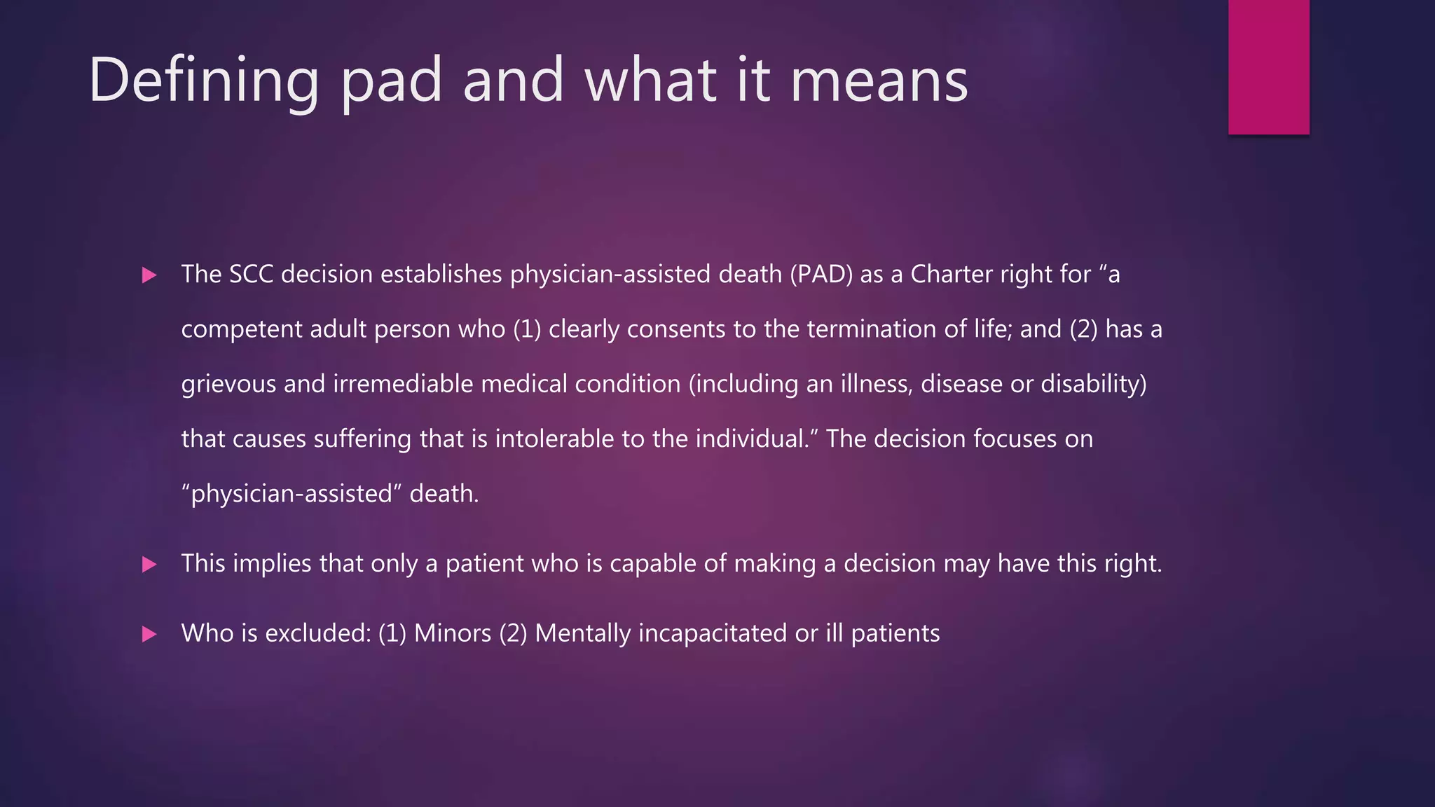 PAD PRESENTATION | PPT