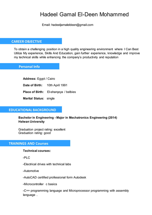 CV | DOCX | Robotics | Technology & Computing