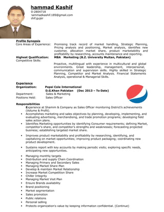 Mohammad _Kashif_ CV.doc