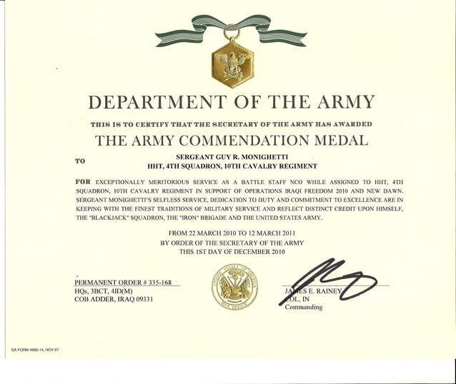 Battle Staff NCO ARCOM 2011 | PDF