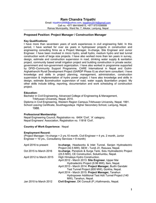 CV-post in Linkedin | PDF