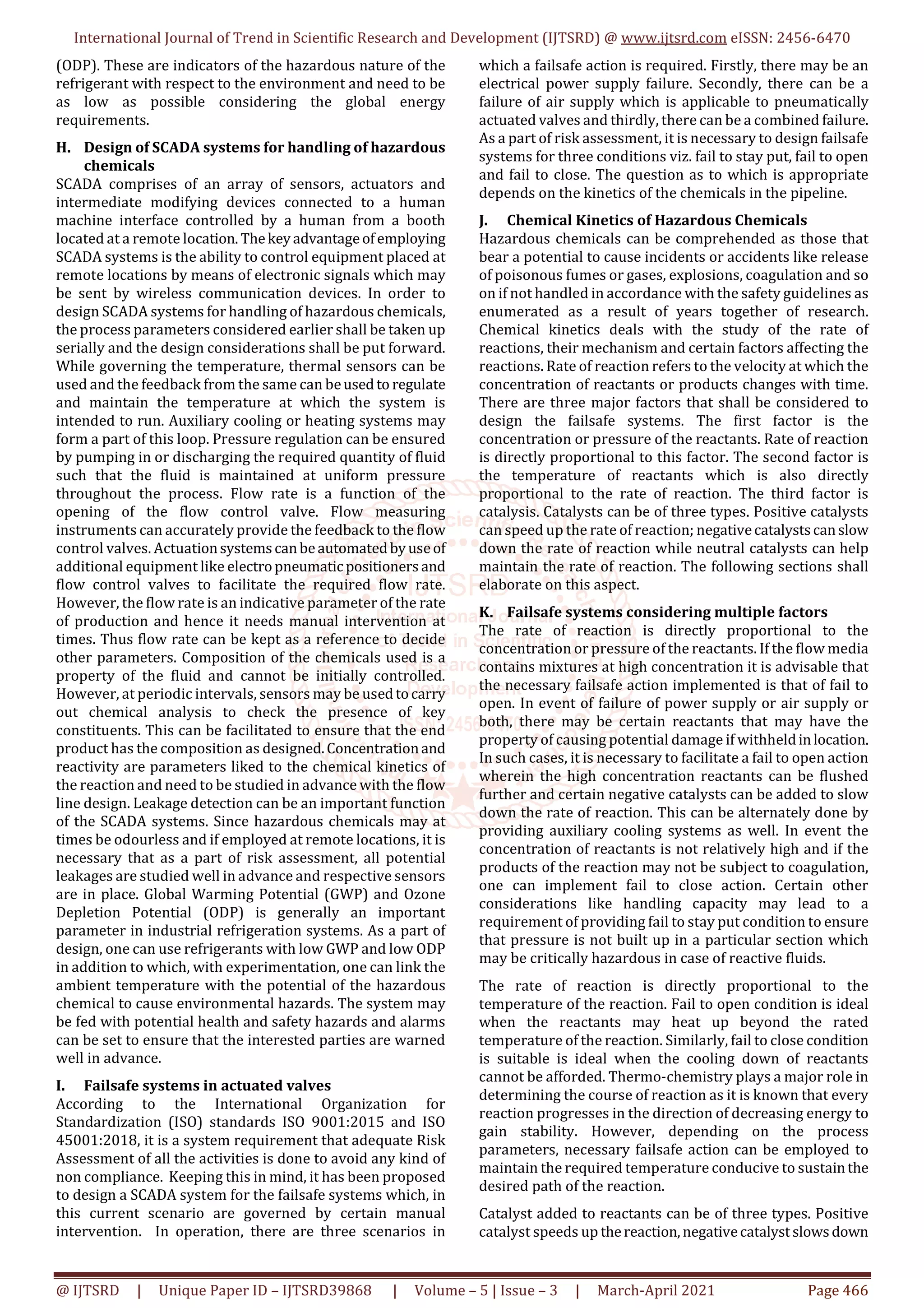 Design of SCADA Failsafe Industrial Valves for Hazardous Chemicals from ...