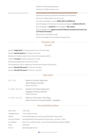 Rajasekar R_resume_Mobile Testing | PDF