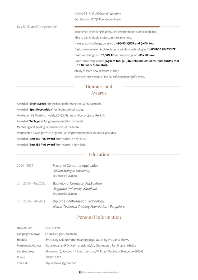 Rajasekar Rresumemobile Testing Pdf