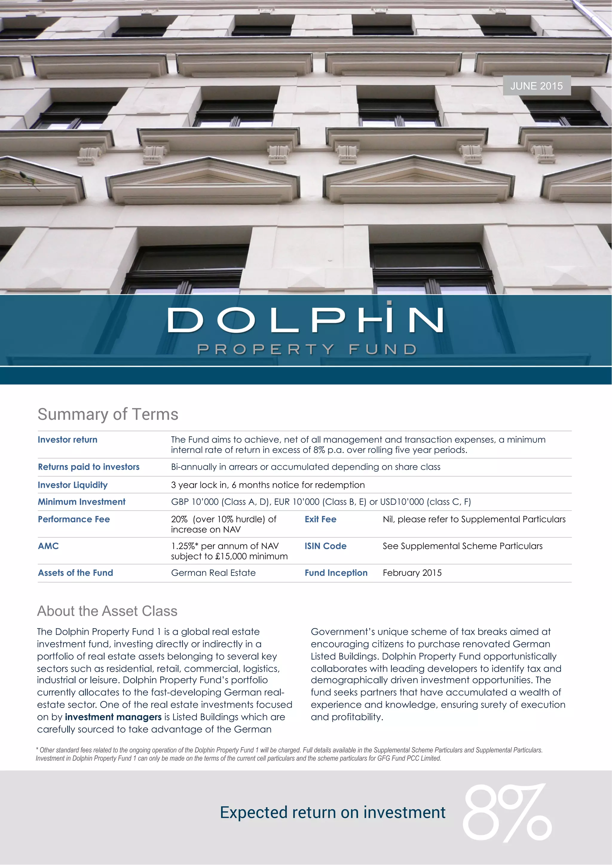 DolphinPropertyFundFactsheetJune-3 | PDF | Stocks and Bonds | Personal ...