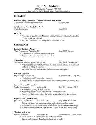 Kyle's Resume | PDF