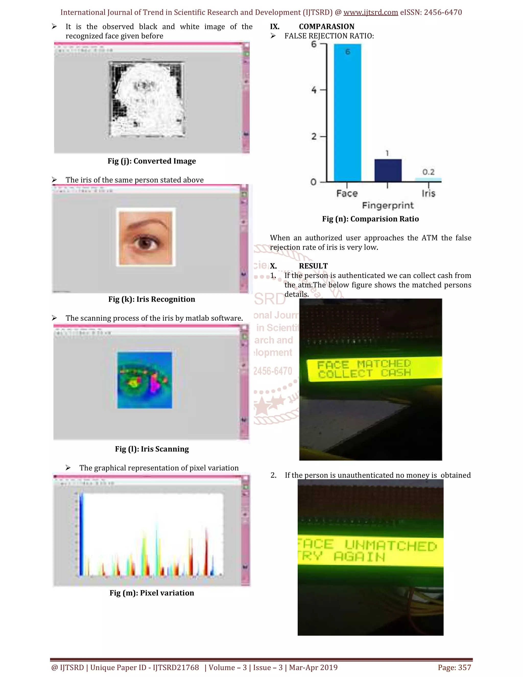 Enhancing the Cash Point using Multimode Biometric System | PDF