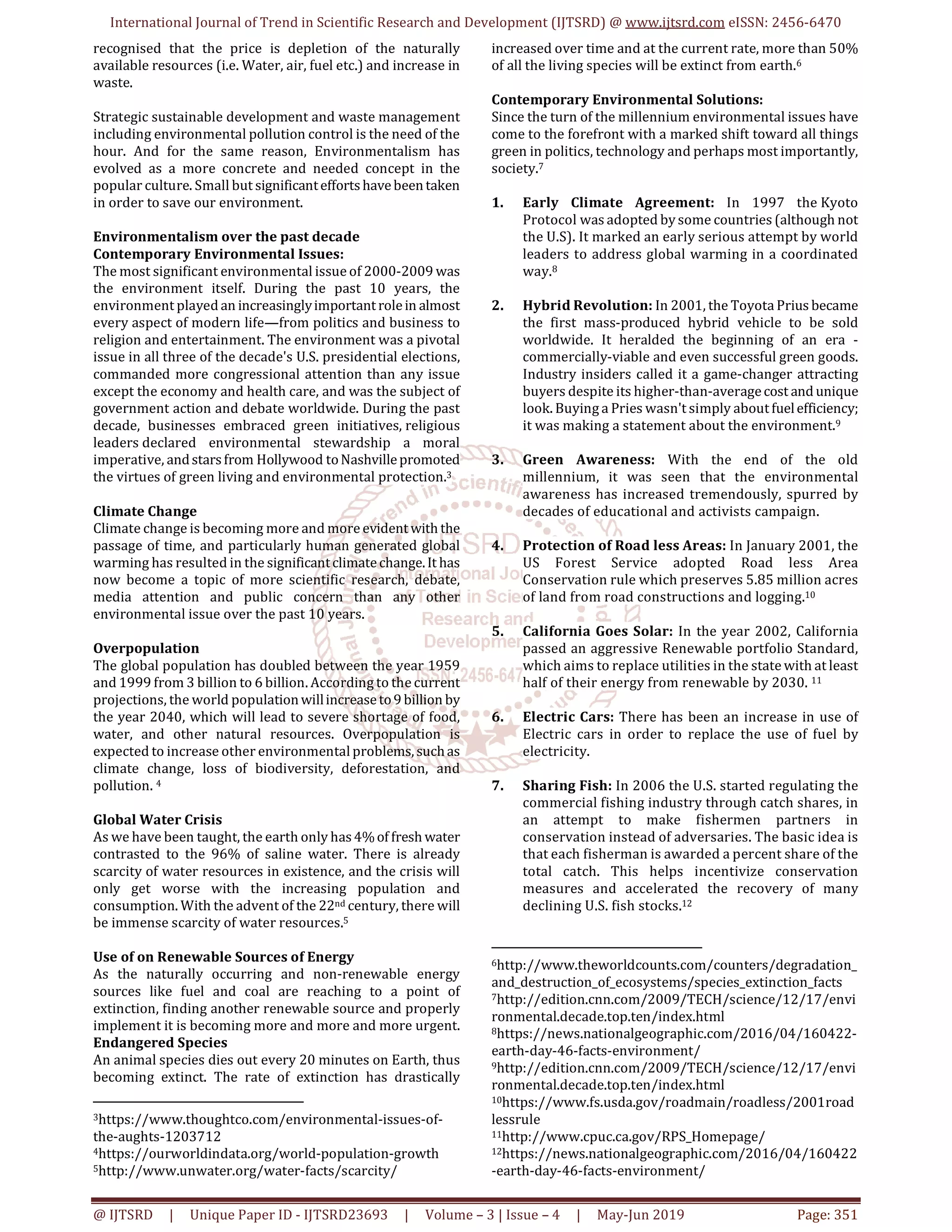 Environmentalism in Popular Culture | PDF