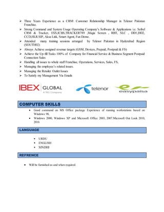 HASEEB CV NEW | PDF
