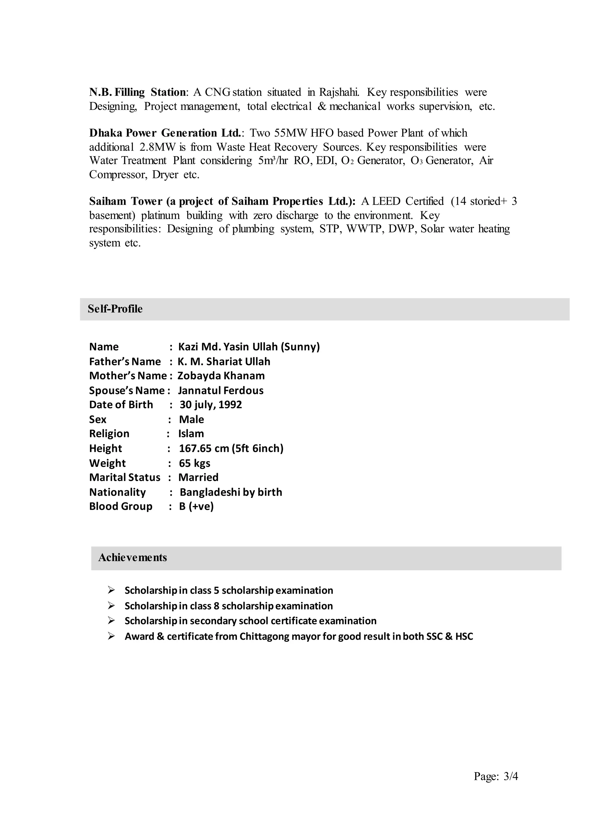 Resume_Kazi Md. Yasin Ullah | PDF