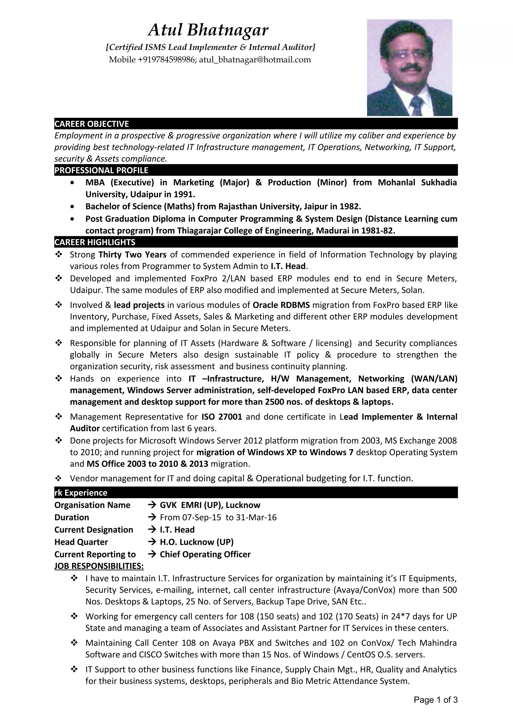 Atul_Bhatnagar_May16n | DOC