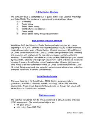 Brazosport SS Plan 2014-2020.mWilliams | PDF
