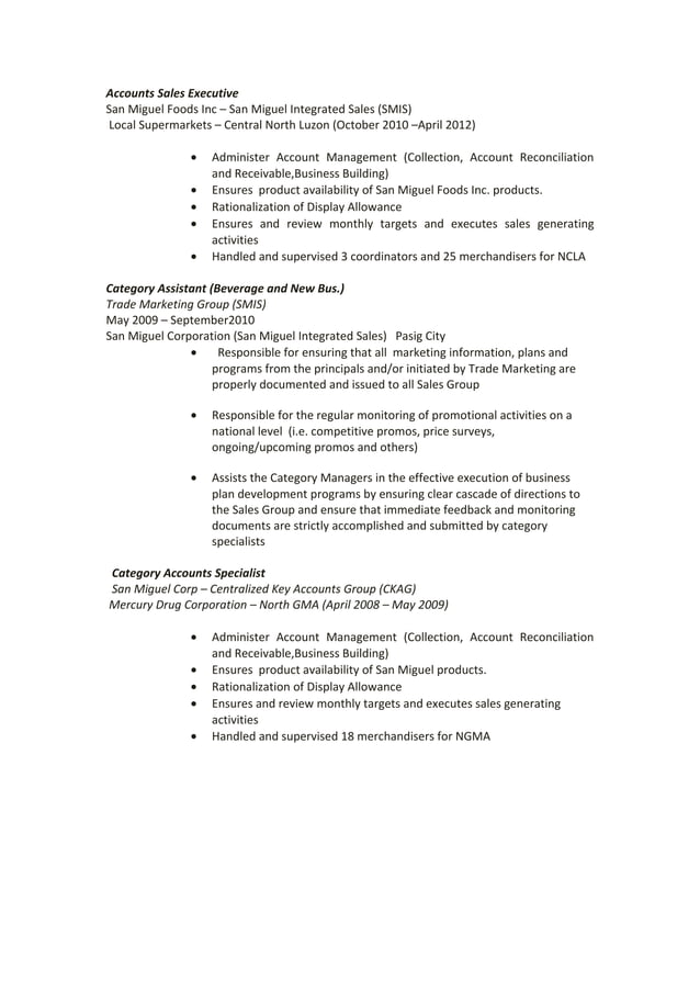 Erwin Cabacis CV | PDF