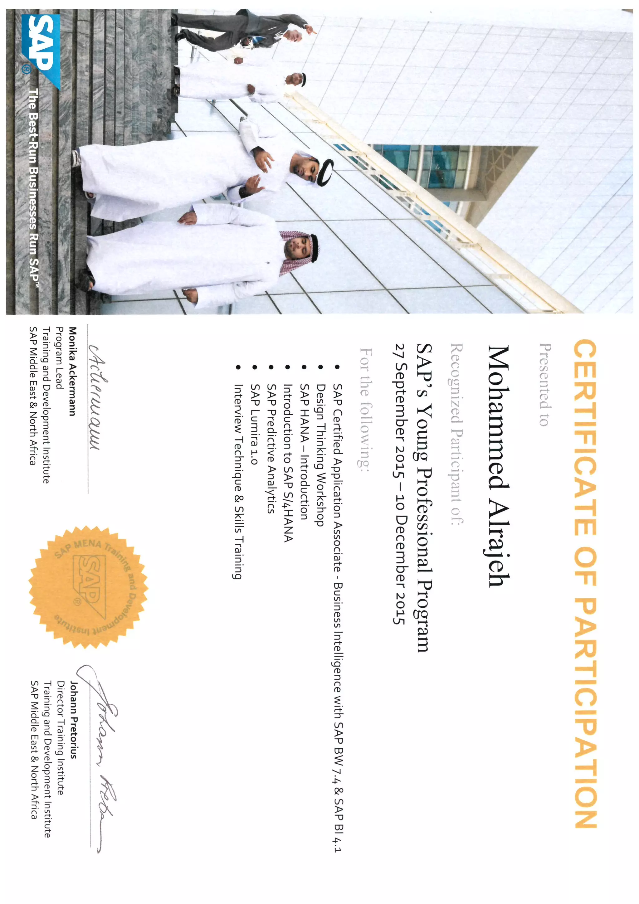 Mohammed-Certificate of Participation | PDF