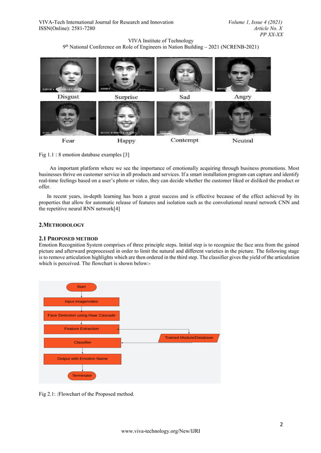 Face Detection And Feature Extraction For Facial Emotion Detection Pdf