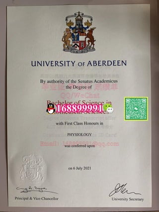 University of Aberdeen degree offer diploma Transcript | PDF